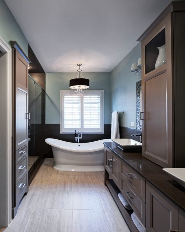 45 Stunning Transitional Bathroom Design Ideas To Make Your Day