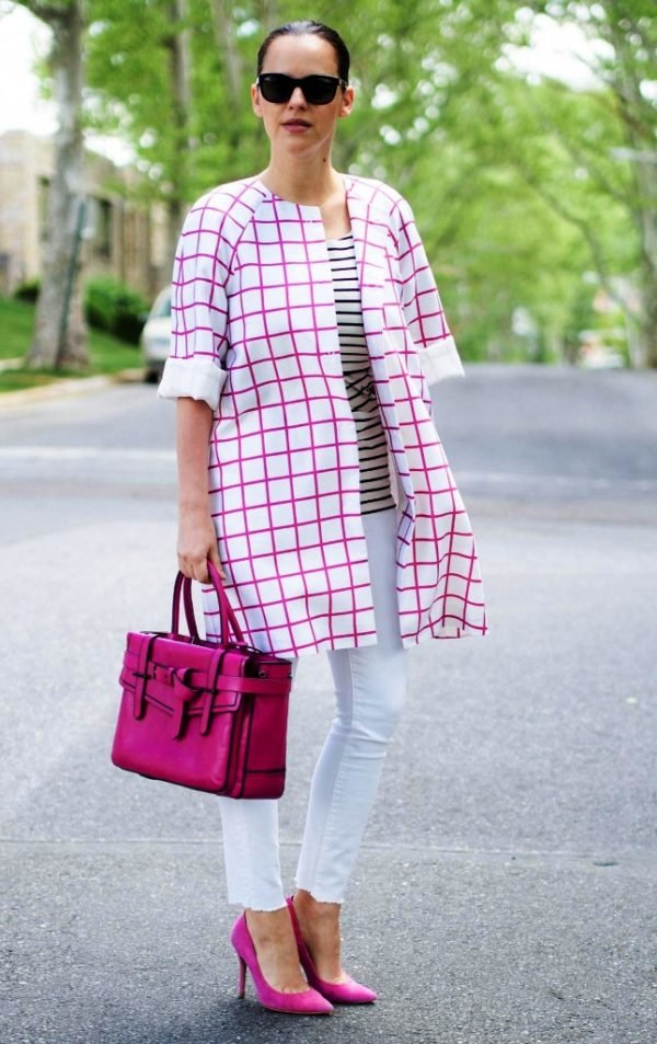 25 Awesome Women Checks Outfits For Office Wear