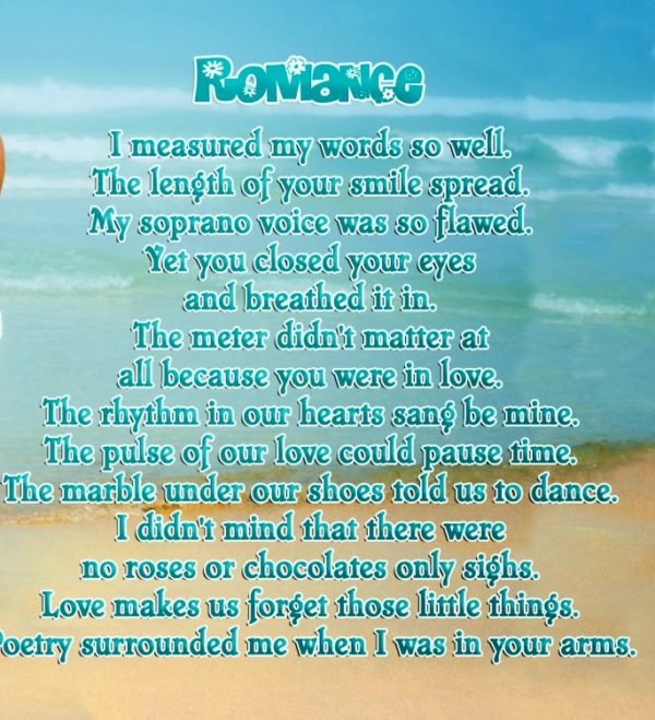 15 Ideas Of Romantic Poem For Your Love - Instaloverz