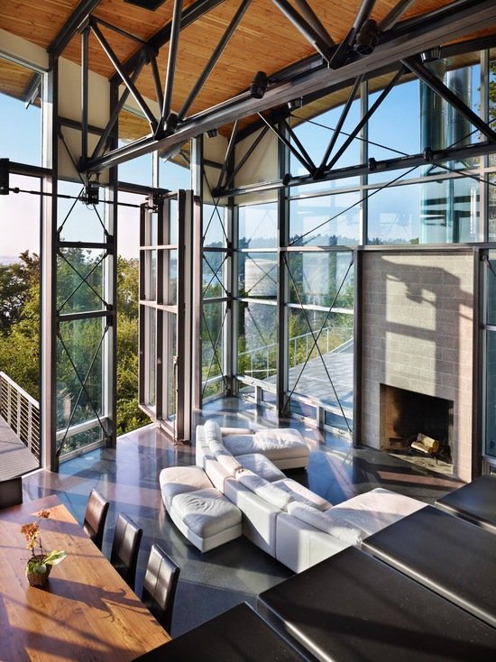 20 Interiors With Tall Windows Ideas - Instaloverz