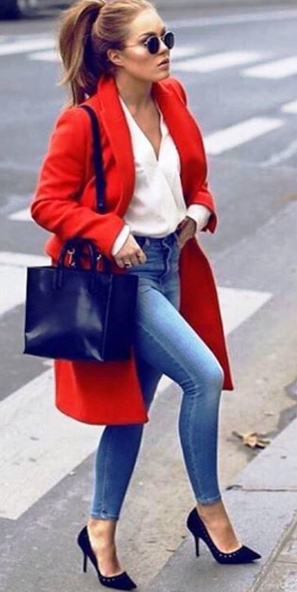 20 Wonderful Red Color Outfits For Women To Try - Instaloverz