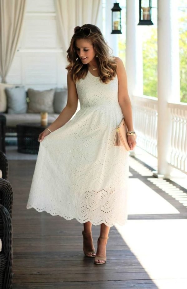 25 Stylish Eyelet Dress Outfit Ideas For Women To Try - Instaloverz