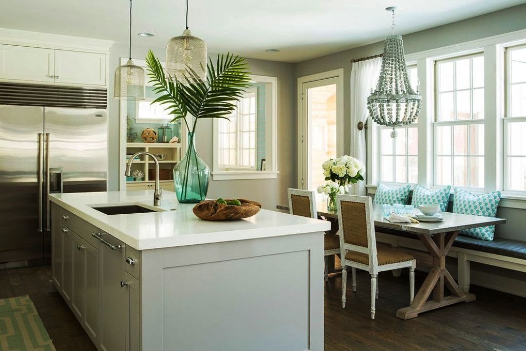 25 Amazing Beach Style Kitchen Design For You - Instaloverz