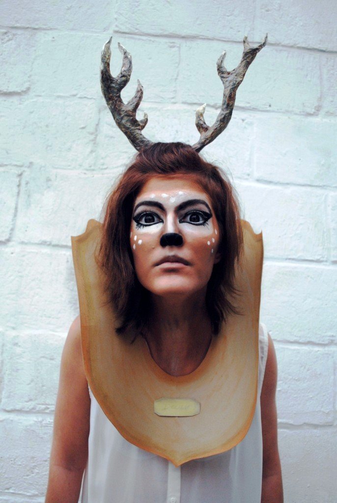 25 Lovely Deer Halloween Makeup Ideas For You - Instaloverz