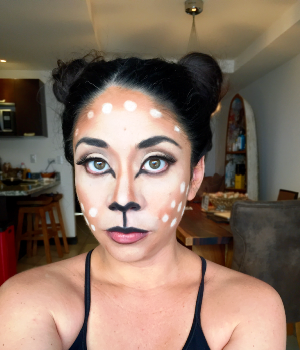 25 Lovely Deer Halloween Makeup Ideas For You - Instaloverz