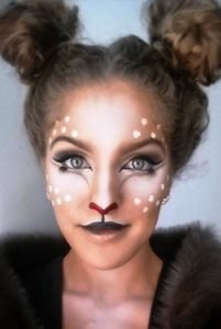 25 Lovely Deer Halloween Makeup Ideas For You - Instaloverz
