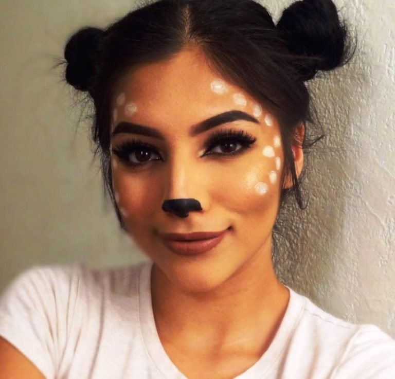 25 Lovely Deer Halloween Makeup Ideas For You - Instaloverz