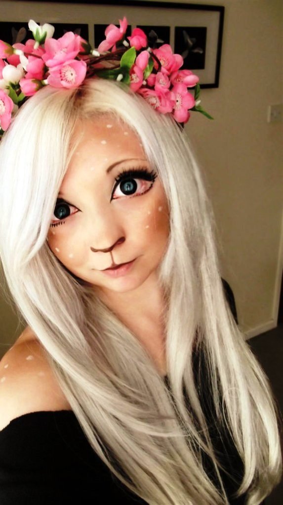 25 Lovely Deer Halloween Makeup Ideas For You - Instaloverz