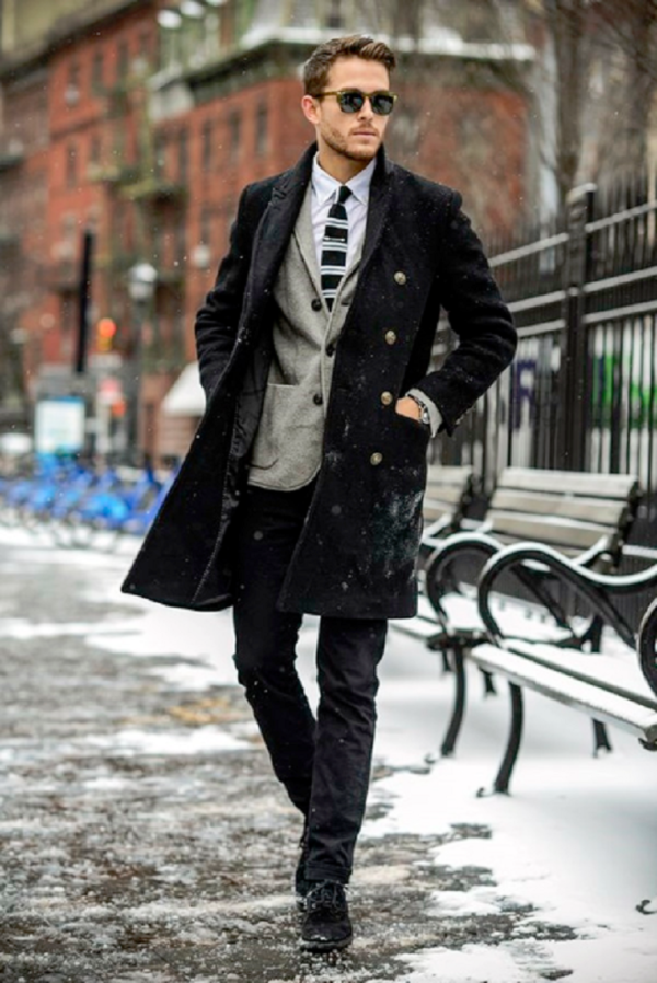 30 Awesome Overcoat Outfit Ideas For Men To Try - Instaloverz