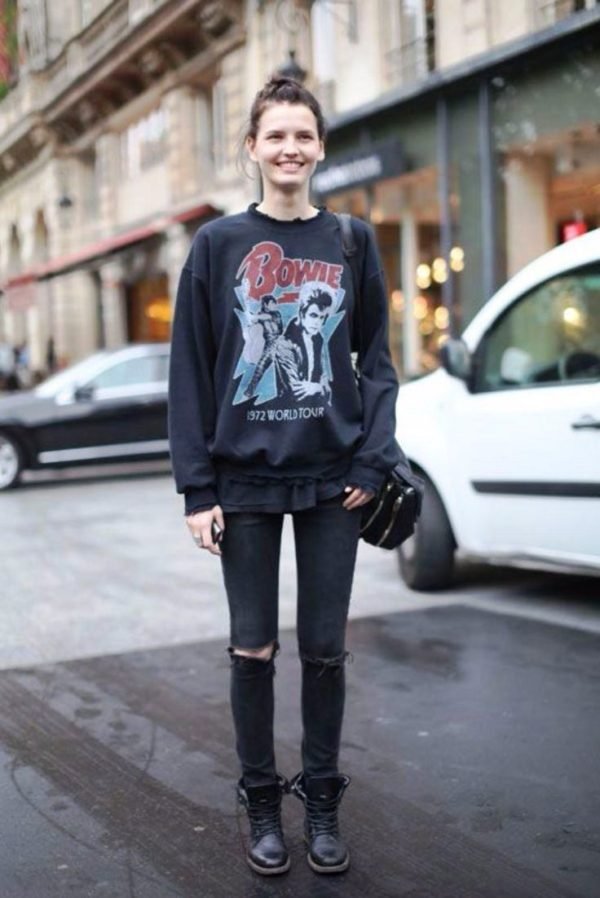 50 Amazing Sweatshirt Outfit Ideas For Women To Try - Instaloverz