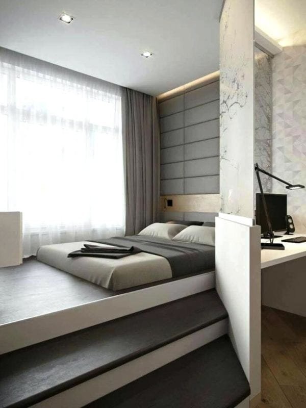 25 Inspirational Platform Bed Design Ideas To Try - Instaloverz