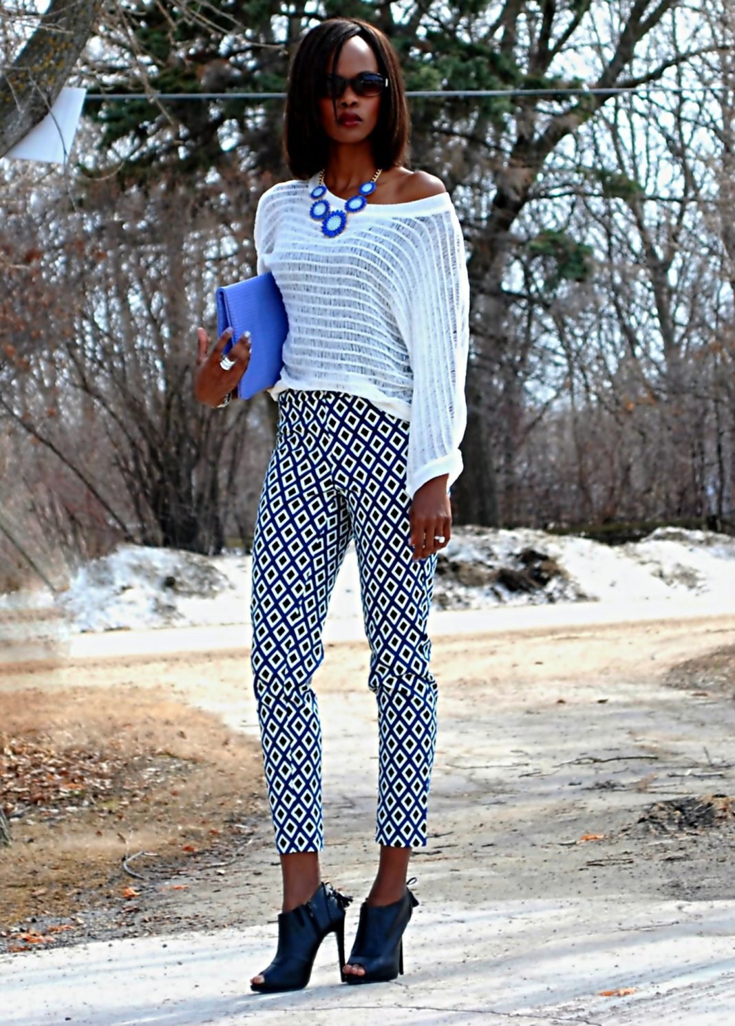 20 Awsome Printed Pant Outfit Ideas - Instaloverz